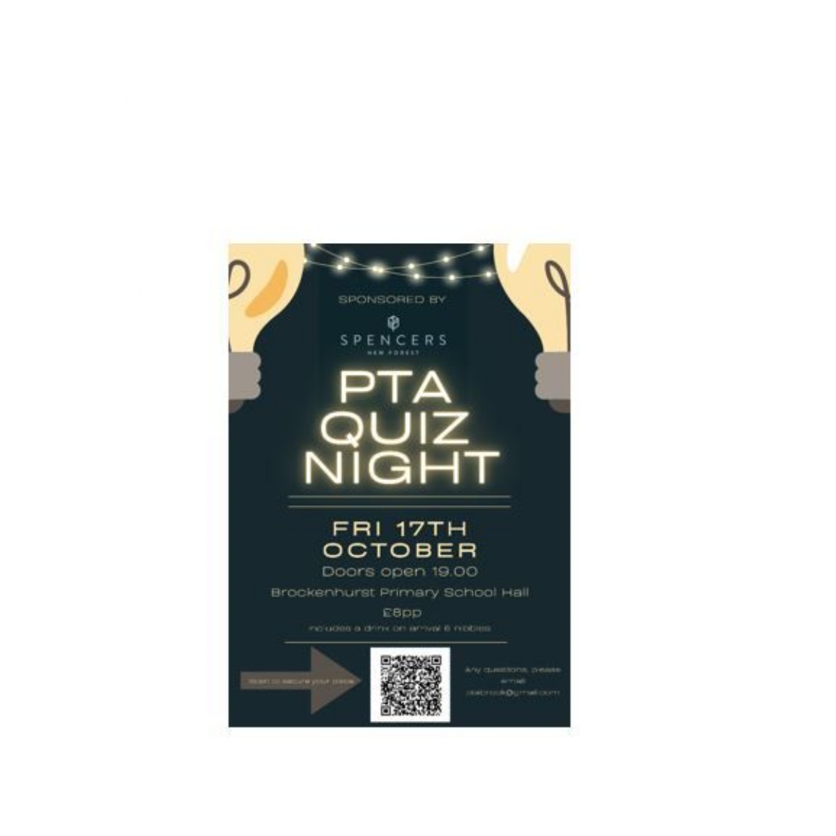 Brockenhurst C of E Primary School - PTA Quiz Night